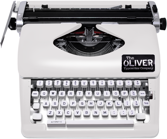 the Oliver Typewriter - Retro Typing Machine | Timeless Appeal | White ...
