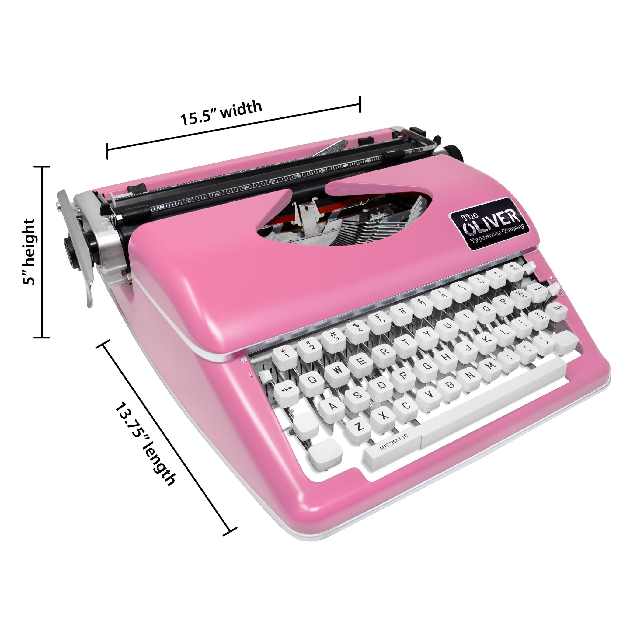 the Oliver Typewriter - Retro Typing Machine | Timeless Appeal | Pink ...